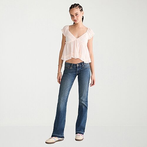 Click here for AEROPOSTALE Womens Juniors Bootcut Jean  0  Blue prices