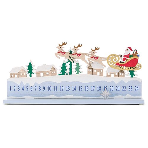 Click here for North Pole Trading Co. Santa Sleigh Advent Christm... prices