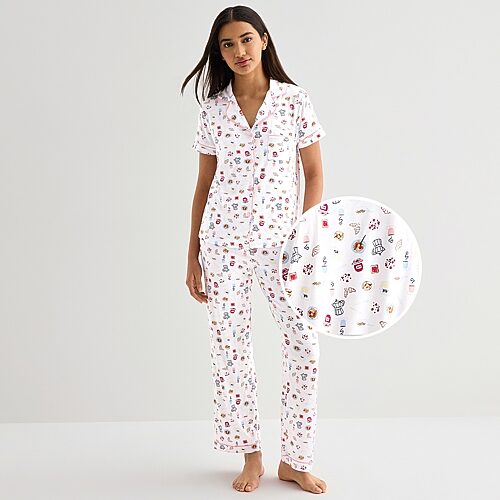 Click here for Jaclyn Womens Short Sleeve 2-pc. Pajama Set  X-lar... prices