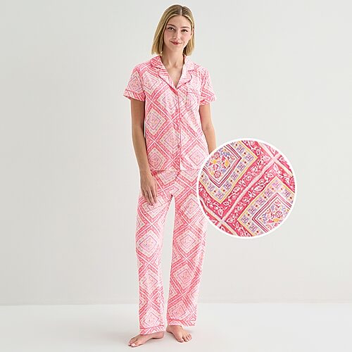 Click here for Jaclyn Womens Short Sleeve 2-pc. Pajama Set  X-lar... prices