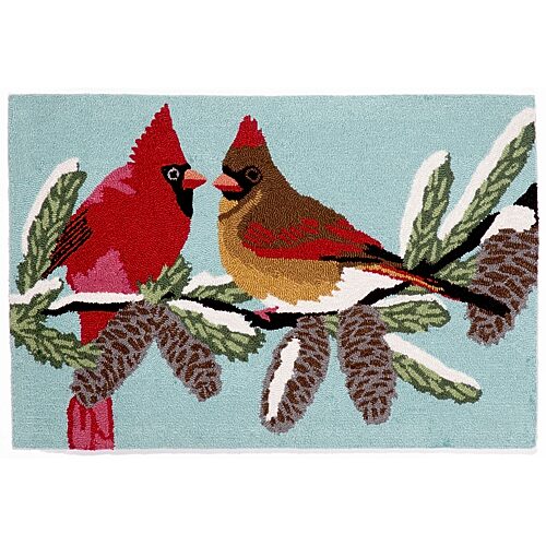 Click here for Liora Manne Front Porch Indoor/Outdoor Cardinals S... prices