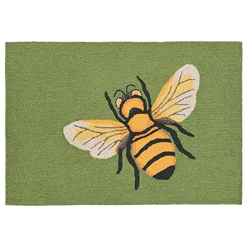 Click here for Liora Manne Frontporch Bee Animal Hand Tufted Indo... prices