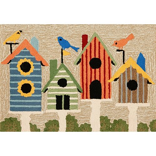 Click here for Liora Manne Frontporch Birdhouses Hand Tufted Indo... prices