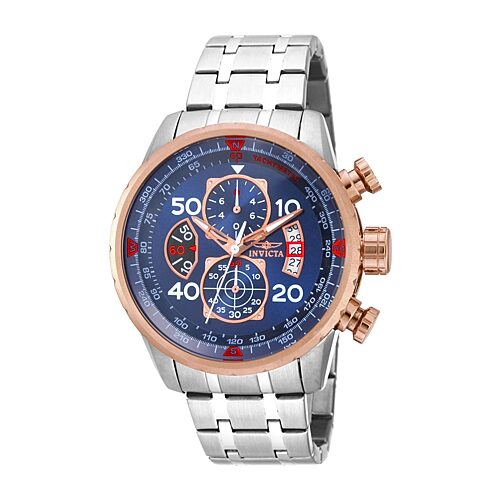 Click here for Invicta Aviator Mens Chronograph Silver Tone Stain... prices