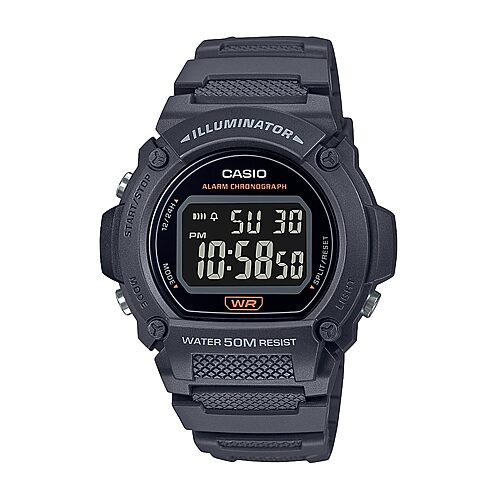 Click here for casio quartz fitness watch with resin strap  gray... prices