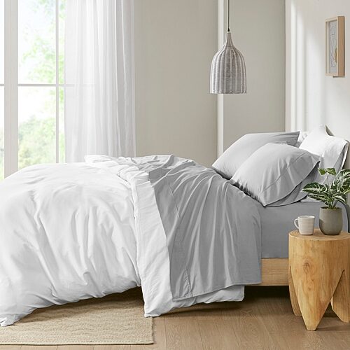 Click here for Madison Park Peached Cotton Percale 4-Pc. Sheet Se... prices