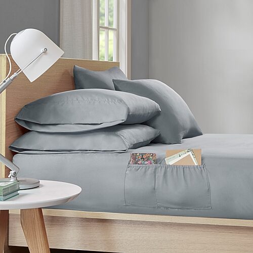 Click here for Intelligent Design Side Storage Pockets Microfiber... prices