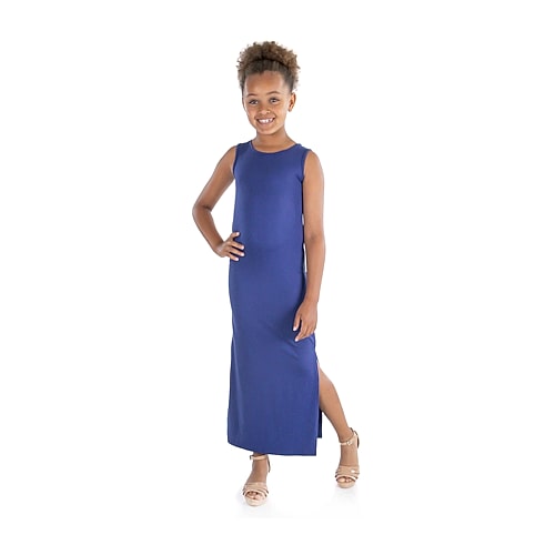Click here for 24sevenkid Big Kid Girls Sleeveless Maxi Dress  Me... prices