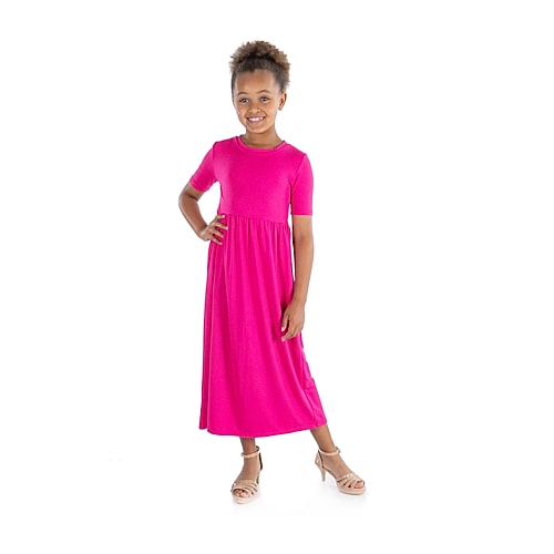 Click here for 24sevenkid Big Kid Girls Short Sleeve A-Line Dress... prices