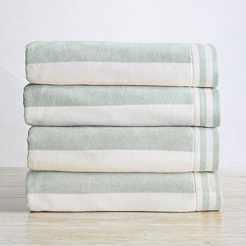 Click here for Linery Cabana Stripe 4-pc. Quick Dry Beach Towel... prices
