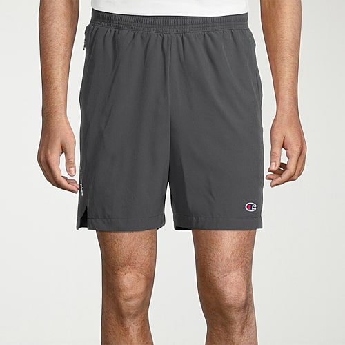 Click here for Champion Mens 7 Mid Rise Workout Shorts  Medium  G... prices