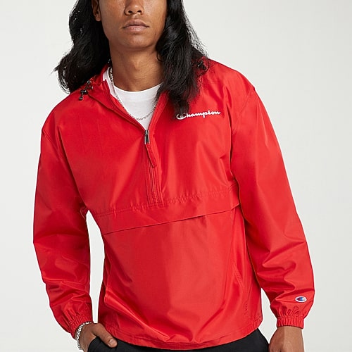 Click here for Champion Mens Lightweight Windbreaker  Small  Red prices
