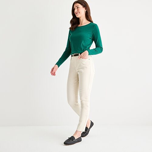 Click here for St. Johns Bay Womens Mid Rise Skinny Fit Jean  12... prices