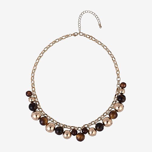 Click here for Mixit Womens 18 Inch Beaded Necklace  One Size  Ye... prices