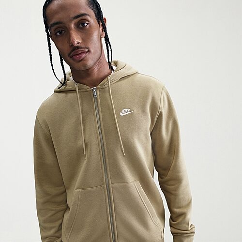 Click here for Nike Mens Full-Zip Fleece Hoodie - Parachute Beige... prices