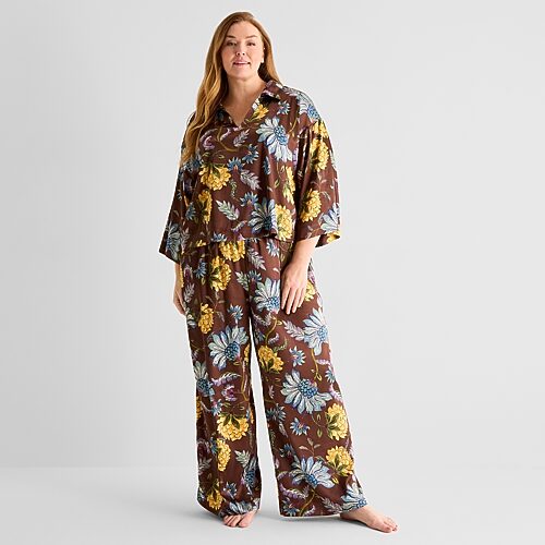 Click here for LIZ SATEEN SET W  3x  Brown prices