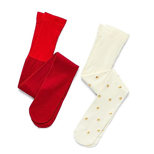 Click here for Okie Dokie Toddler Girls 2-pc. Star Tights  2t-3t... prices
