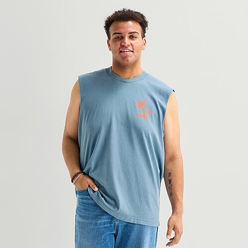 Click here for Arizona Mens Crew Neck Sleeveless Big and Tall Mus... prices