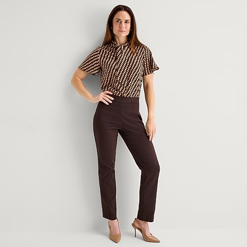 Click here for Liz Claiborne Lisa Womens Straight Pull-On Pant  4... prices