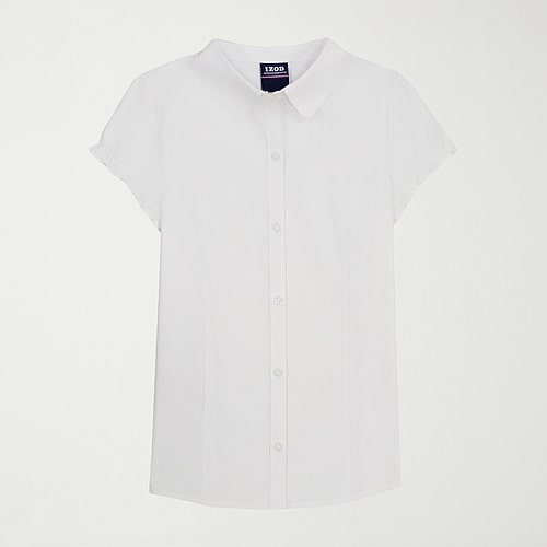 Click here for IZOD Womens Juniors Short Sleeve Blouse  Medium  W... prices