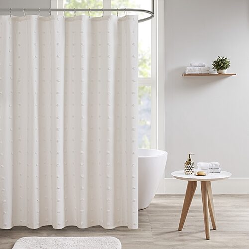 Click here for Intelligent Design Brooklyn Pom Pom Shower Curtain... prices