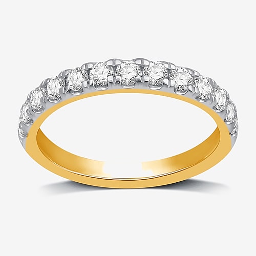 Click here for (H-I / I1) Womens 3MM 3/4 CT. T.W. Lab Grown White... prices