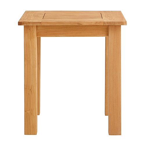 Carlbach Outdoor Teak 22 Side Table  One Size  Brown