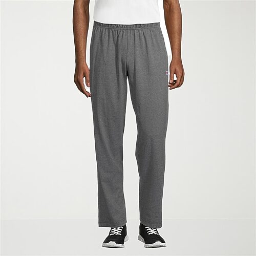 Click here for Champion Mens Jersey Open-Bottom Pants - Granite prices