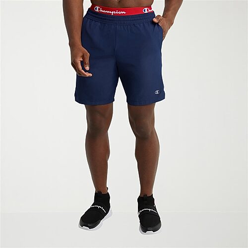 Click here for Champion Mens 7 Mid Rise Workout Shorts  Large  Bl... prices