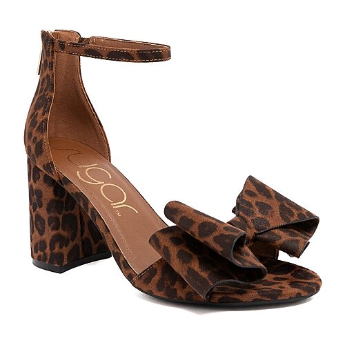 Click here for Sugar Womens Cambo Heeled Sandals  6 Medium  Brown prices