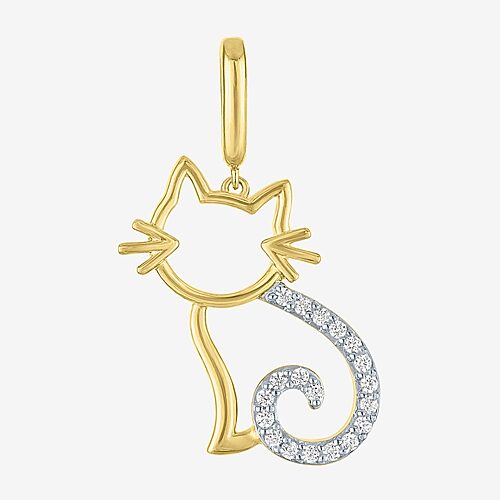 Click here for Charmed by Diamond Addiction 1/10 CT. T.W. Cat (G-... prices
