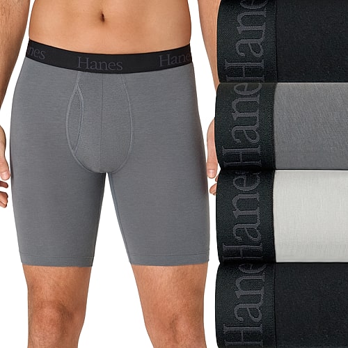 Click here for Hanes Mens 4 Pack Support Pouch Boxer Briefs Bonus... prices