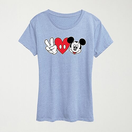 Click here for Peace Love Womens Plus Crew Neck Short Sleeve Regu... prices