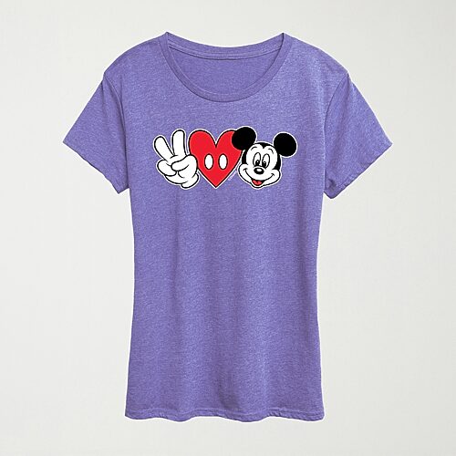 Click here for Peace Love Womens Plus Crew Neck Short Sleeve Regu... prices