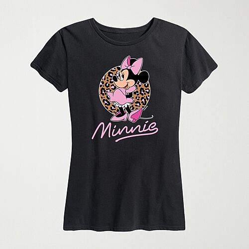 Click here for Leopard Print Womens Plus Crew Neck Short Sleeve R... prices