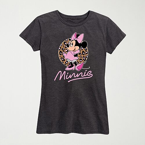 Click here for Leopard Print Womens Plus Crew Neck Short Sleeve R... prices