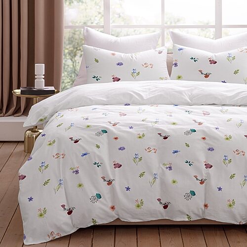 Click here for Pointehaven Percale Printed 3-pc. Reversible Duvet... prices