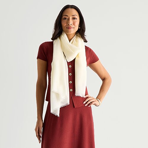 Click here for Liz Claiborne Oblong Scarf  One Size  Beige prices