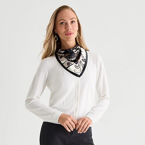 Click here for Liz Claiborne Square Scarf  One Size  Black prices