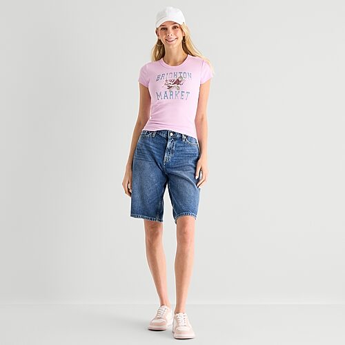 Click here for Arizona Womens 12 Low Rise Juniors Denim Short  10... prices