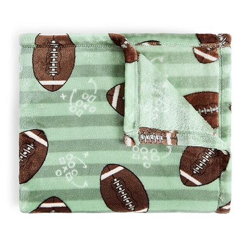 Click here for Home Expressions Velvet Plush Football Throw  One... prices