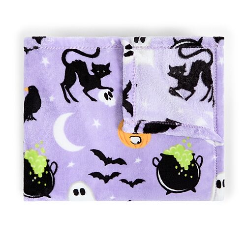 Click here for Home Expressions Velvet Plush Halloween Throw  One... prices