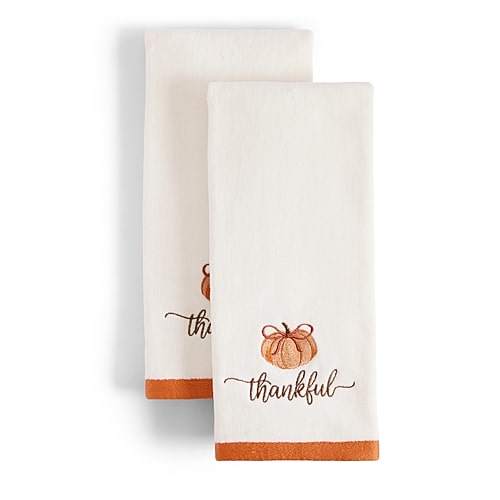 Click here for Avanti Thankful 2-pc. Hand Towel  One Size  Beige prices