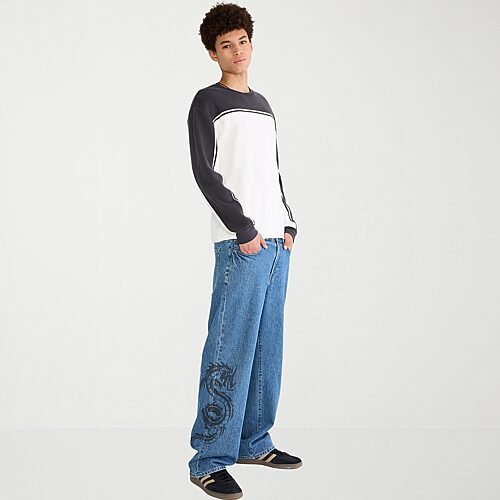 Click here for AEROPOSTALE Mens Baggy Fit Jean  36 30  Blue prices