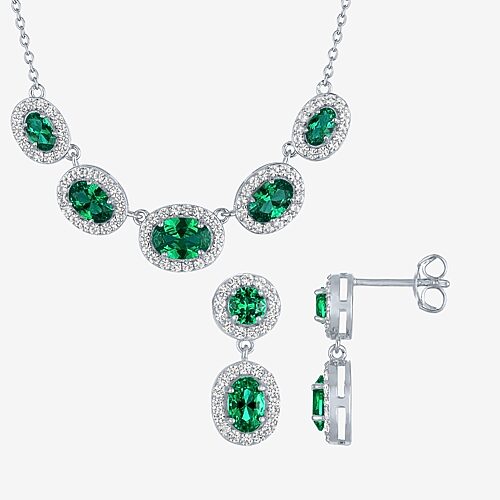 Click here for Lab-created Gemstone Sterling Silver 2-pc. Jewelry... prices