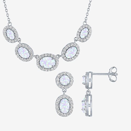 Click here for Lab-created Gemstone Sterling Silver 2-pc. Jewelry... prices