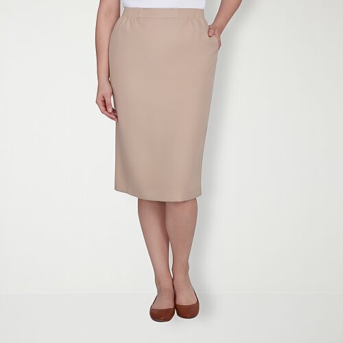 Click here for Alfred Dunner Classics Womens Mid Rise Pencil Skir... prices