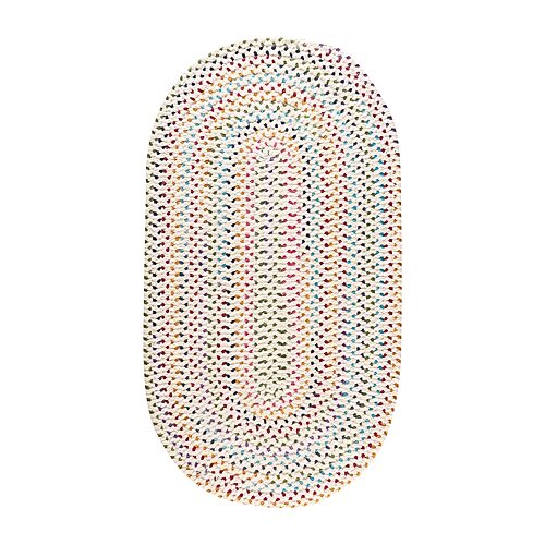 Capel Inc. Vivid Multi Braided Reversible Indoor Oval Area Rug  One Size  Multiple Colors