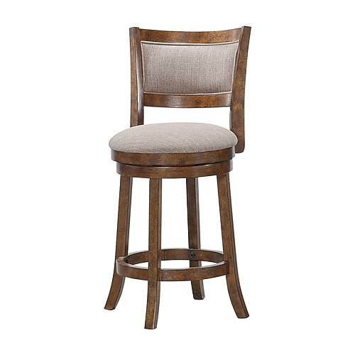 Click here for AVALON FURNITURE Upholstered Swivel Bar Stool  One... prices
