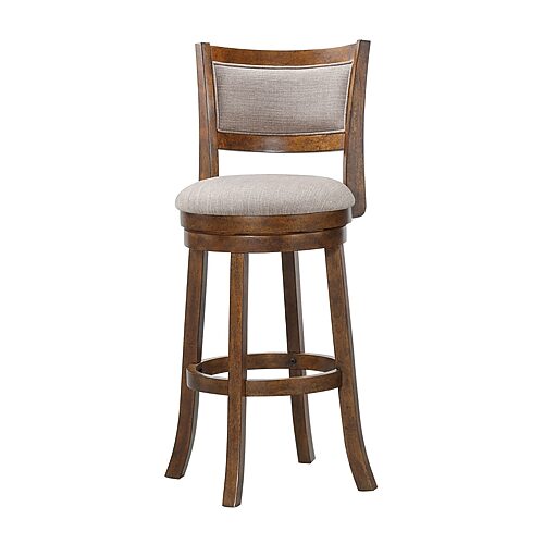 Click here for AVALON FURNITURE Upholstered Swivel Bar Stool  One... prices